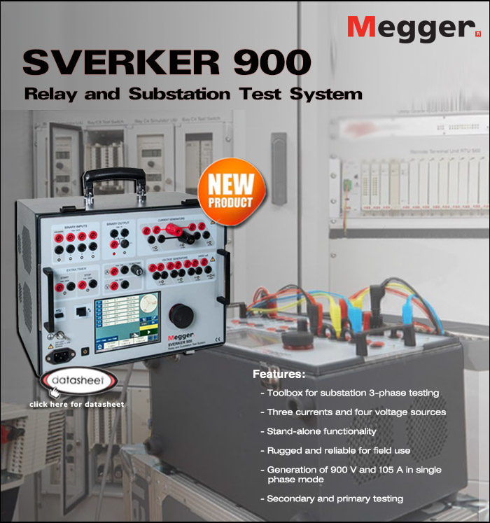 New Megger SVERKER 900